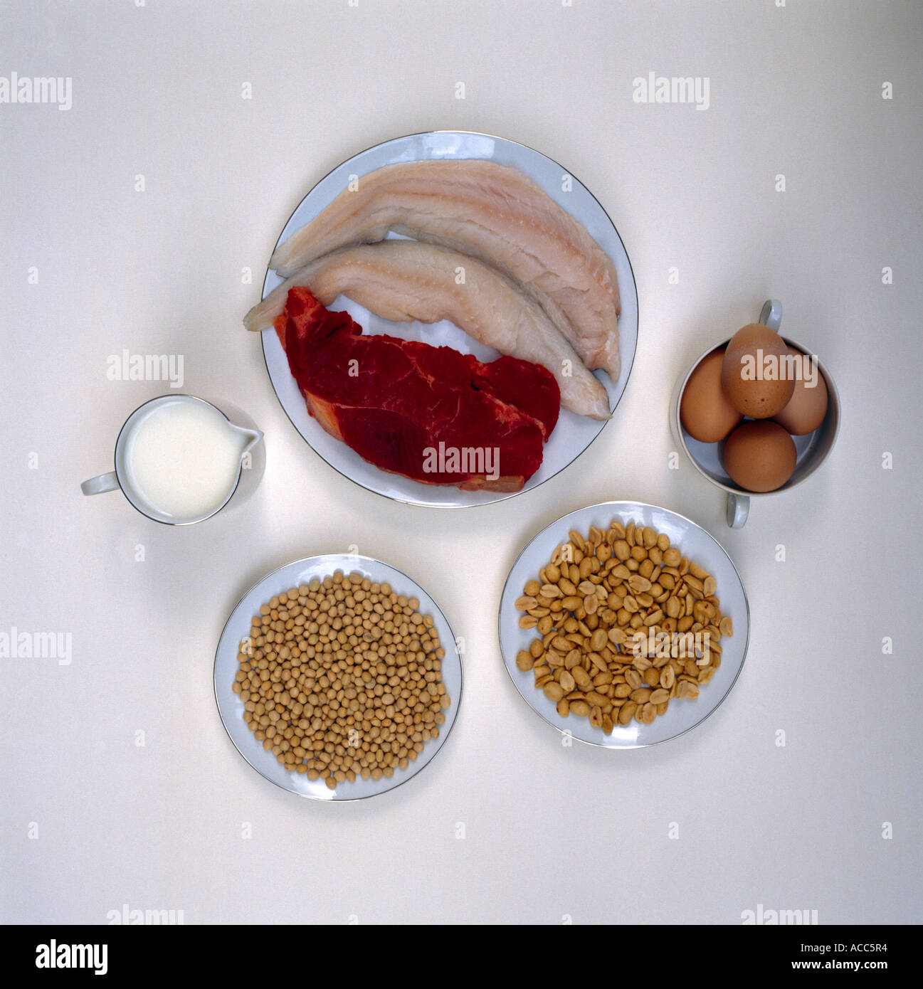 Meat fish eggs milk hi-res stock photography and images - Alamy