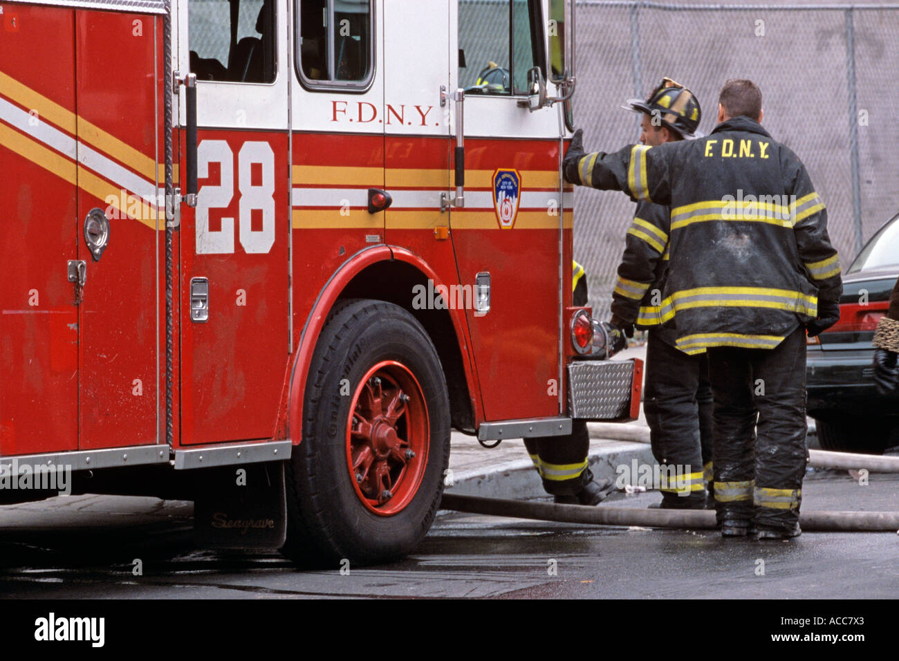 Fire engine, New York Fire Department, NYC, US Stock Photo - Alamy