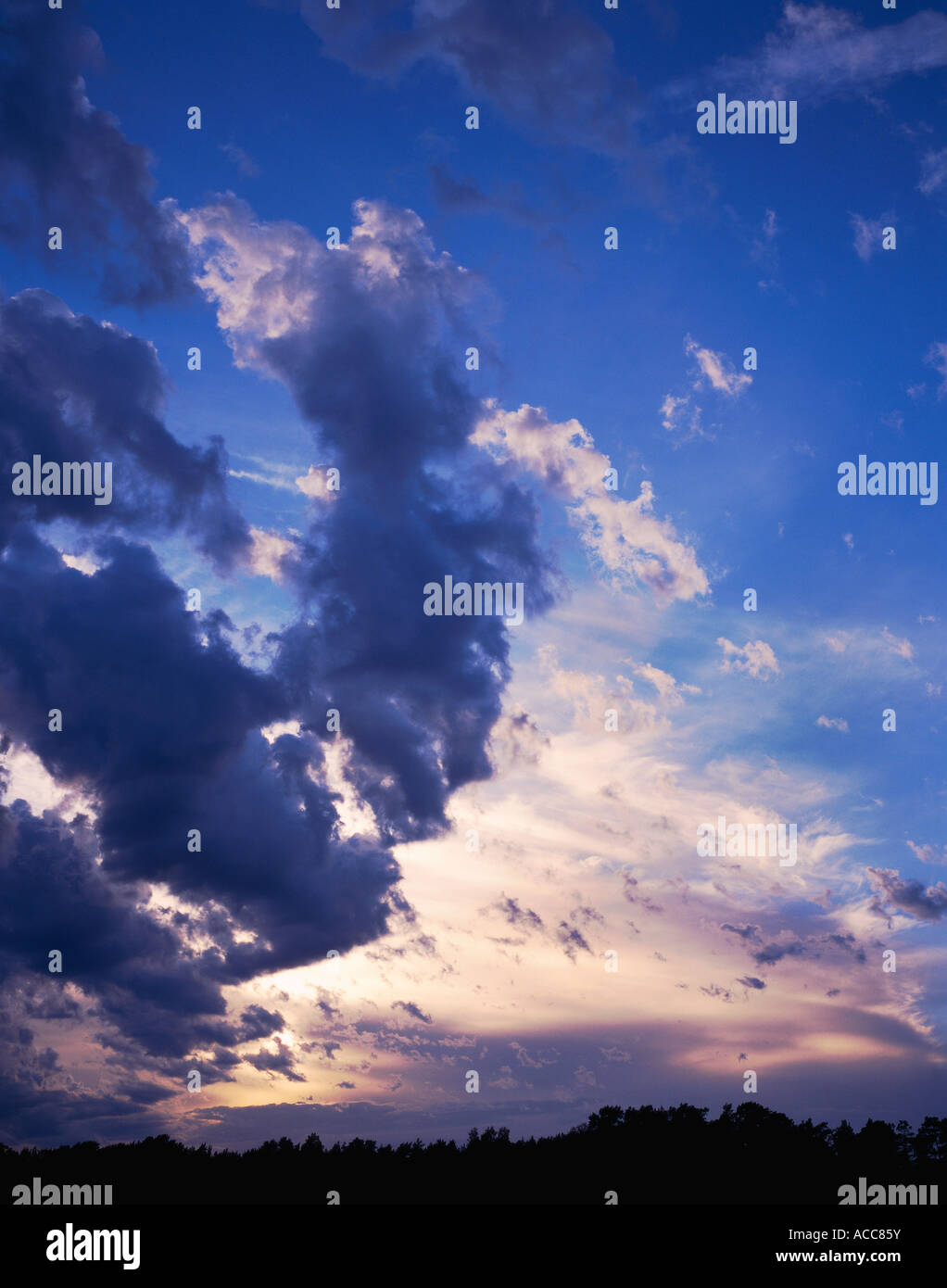 Clouds on a sky Stock Photo - Alamy