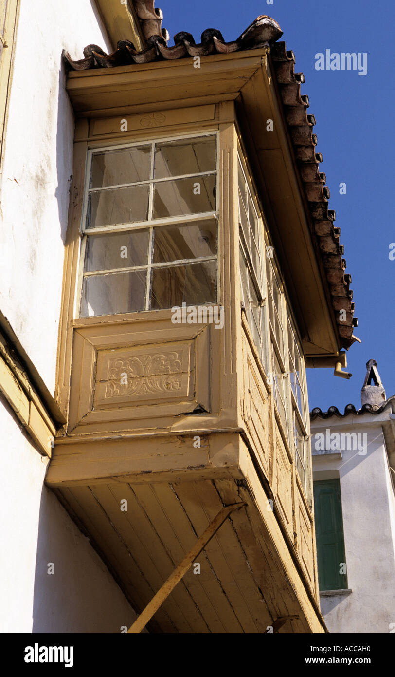 GREECE NORTHERN AEGEAN ISLANDS SAMOS A HOUSE IN VATHI Stock Photo - Alamy