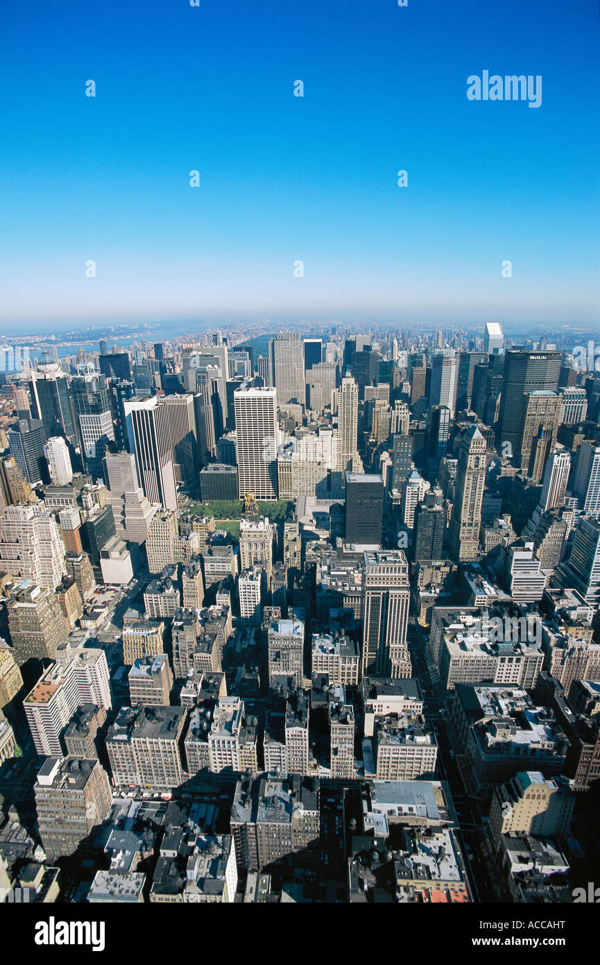 View over New York Stock Photo - Alamy