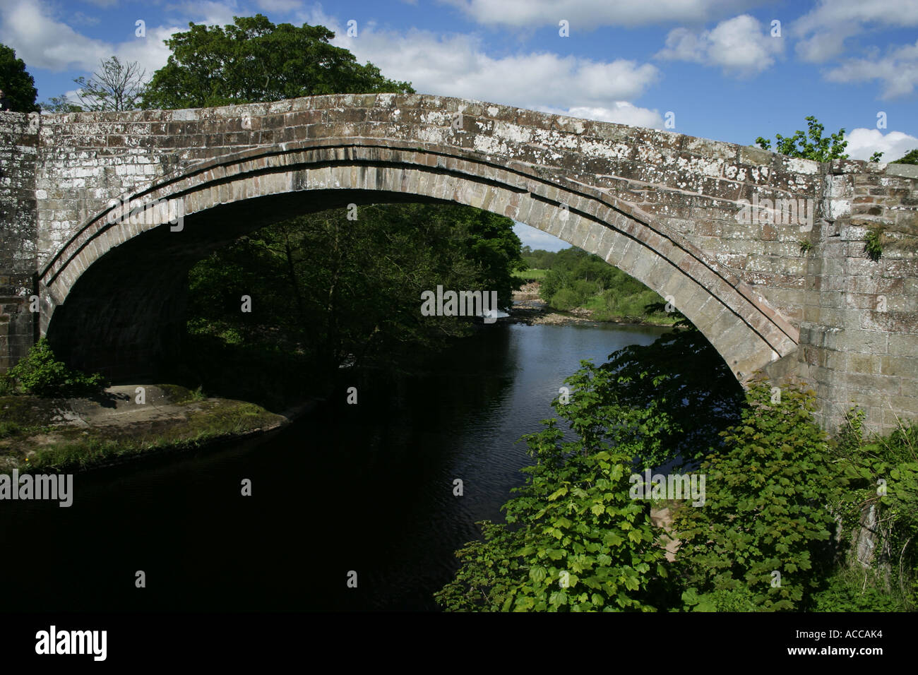 Abbey Bridge at Lanercost Priory near Brampton, Cumbria, England Stock ...
