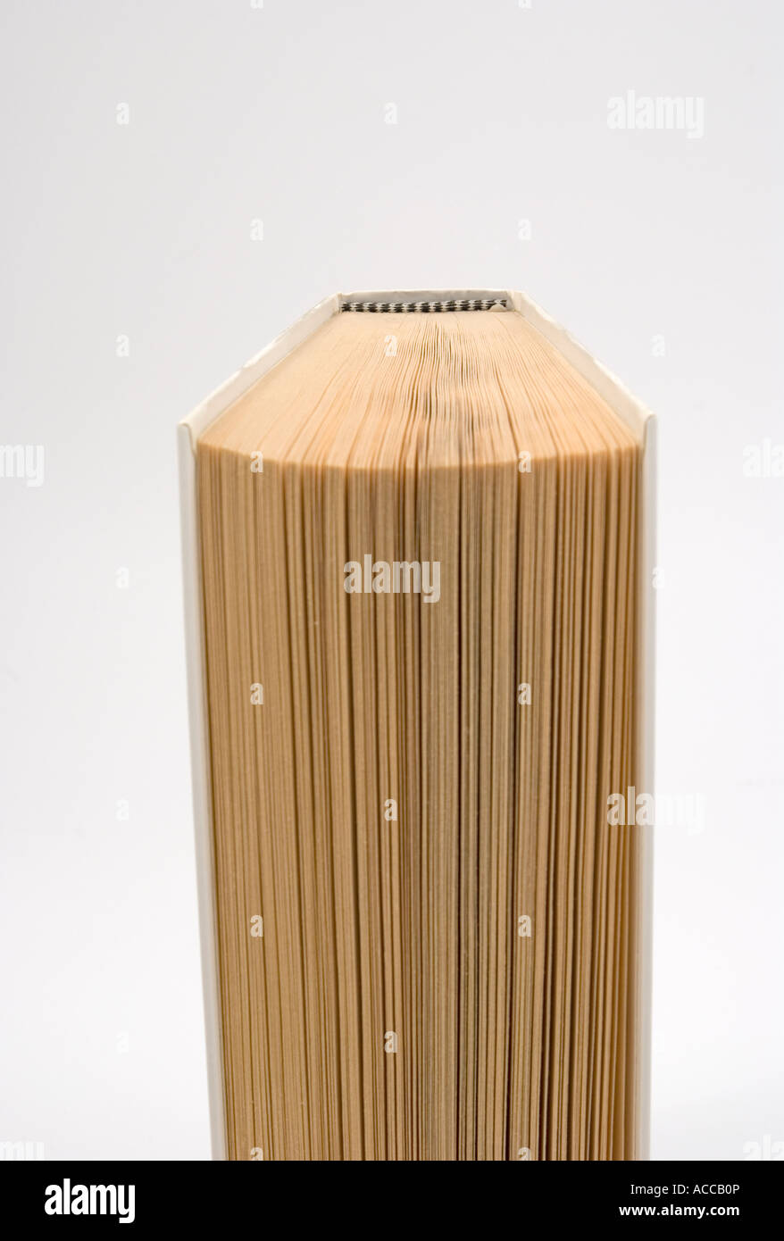 abstract view of a book on white background Stock Photo - Alamy