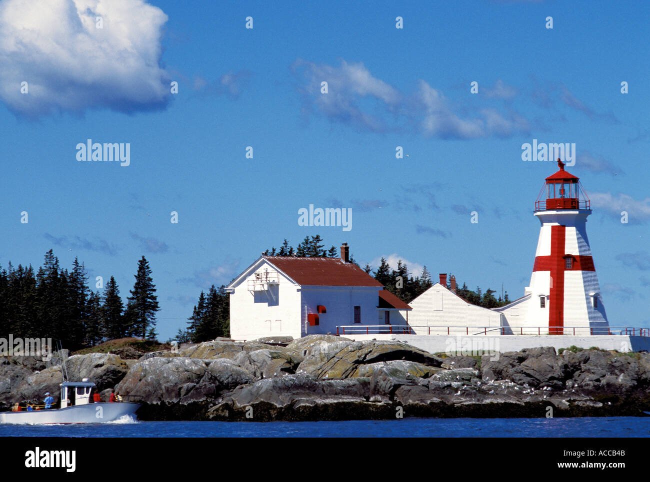 East Quoddy Head Light Lighthouse Head Harbour Lighthouse East Quoddy ...
