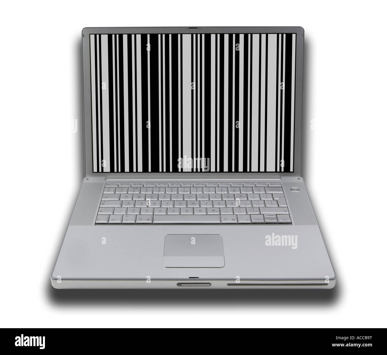 LAP TOP NOTE BOOK PERSONAL COMPUTER WITH SCREEN DISPLAYING PICTURE OF ...