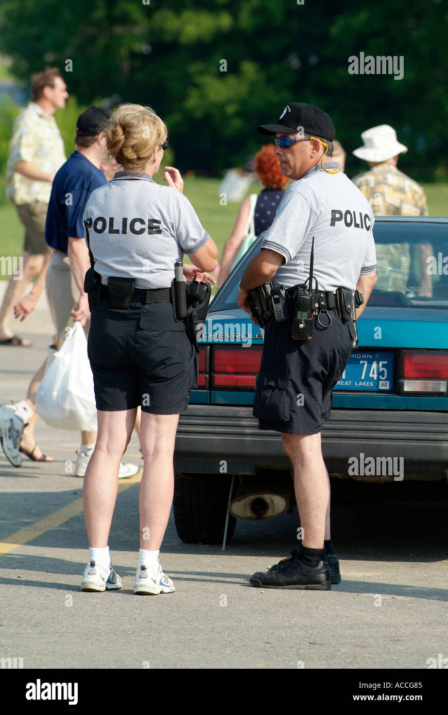 Police provide security at a carnival festival Stock Photo - Alamy