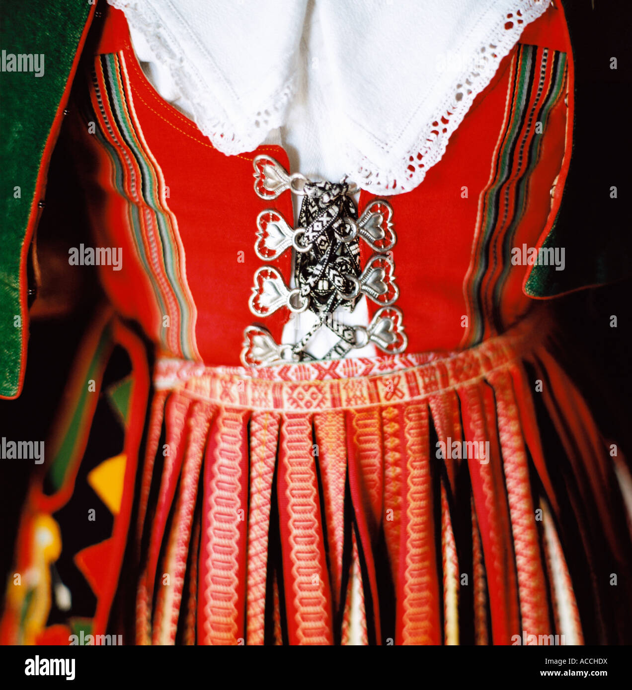 Detail of a traditional dress close-up Stock Photo - Alamy