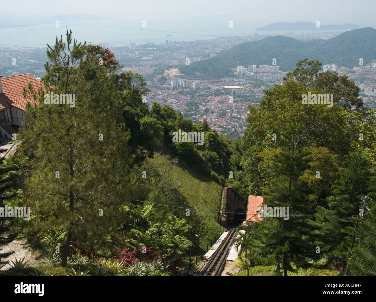 Tunnel funicular railway penang malaysia hi-res stock photography and ...