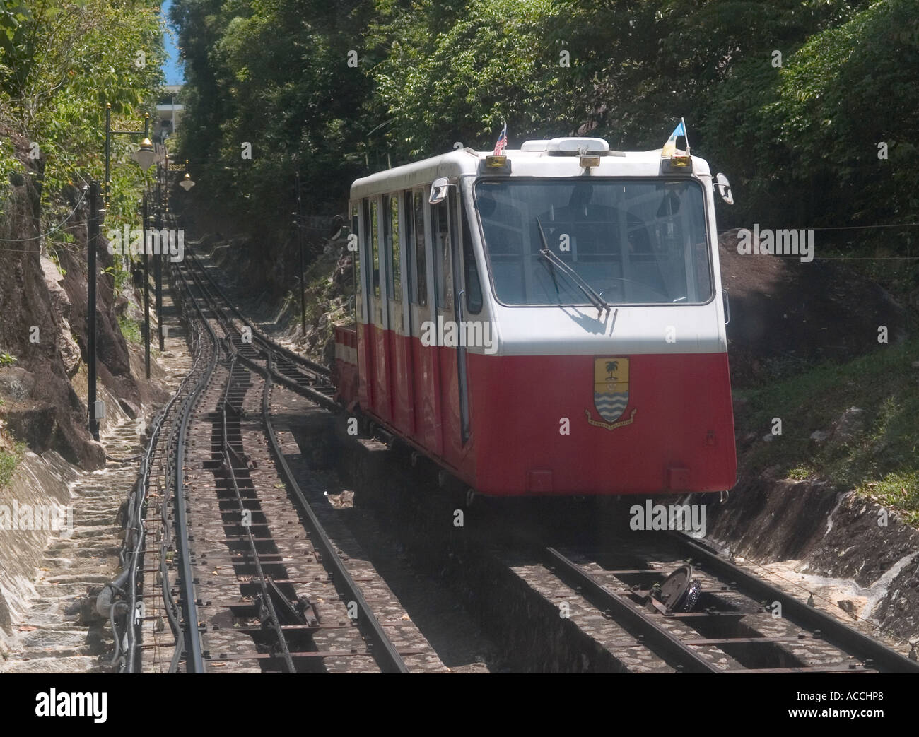 Funicular train penang hill hi-res stock photography and images - Alamy