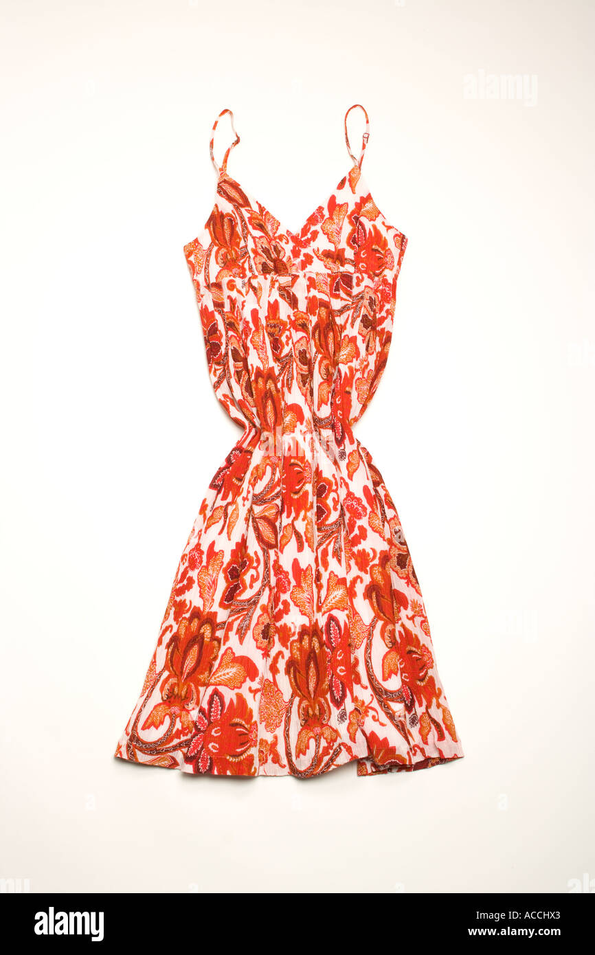 Red summer dress Stock Photo - Alamy