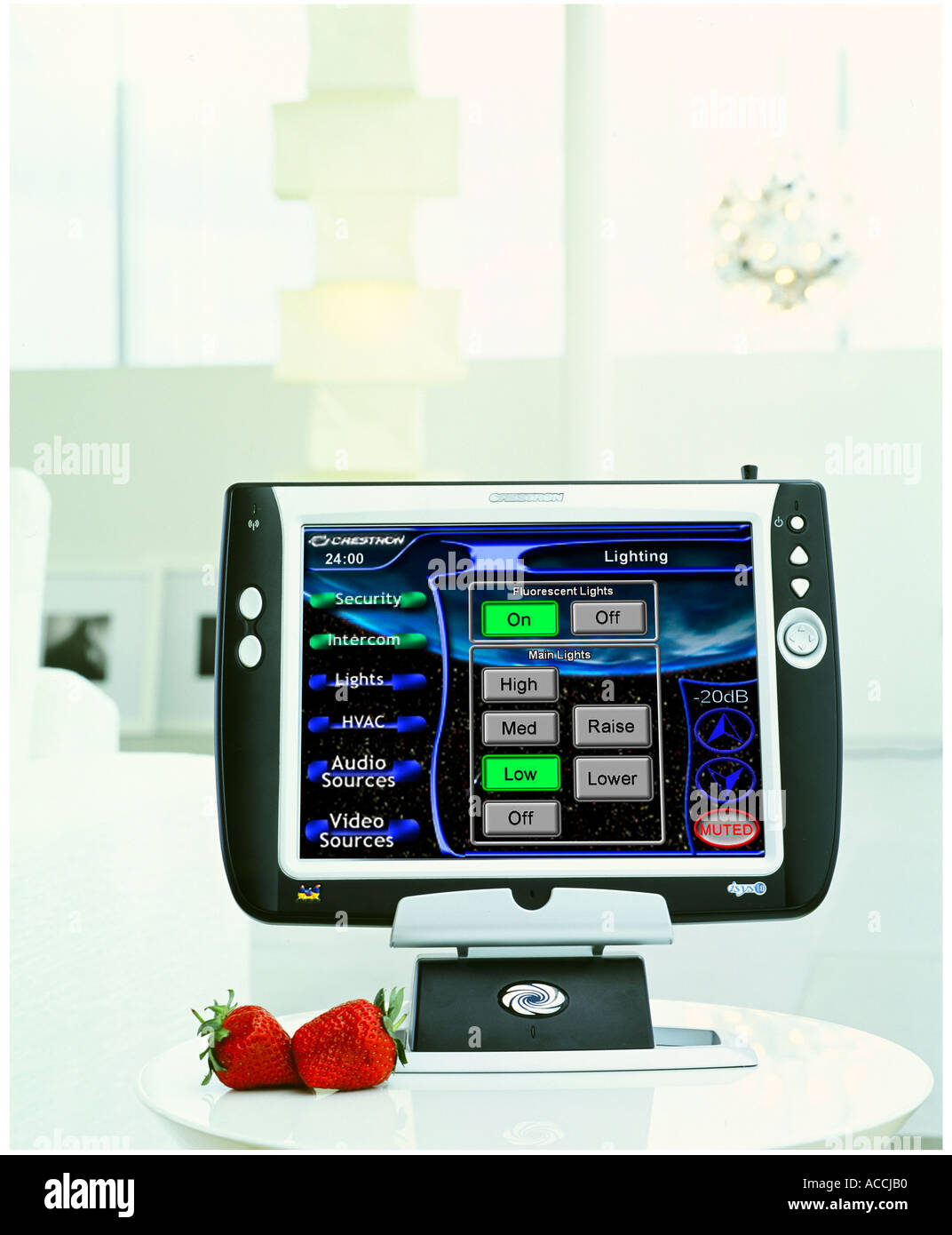 Home Technology Control system Stock Photo - Alamy
