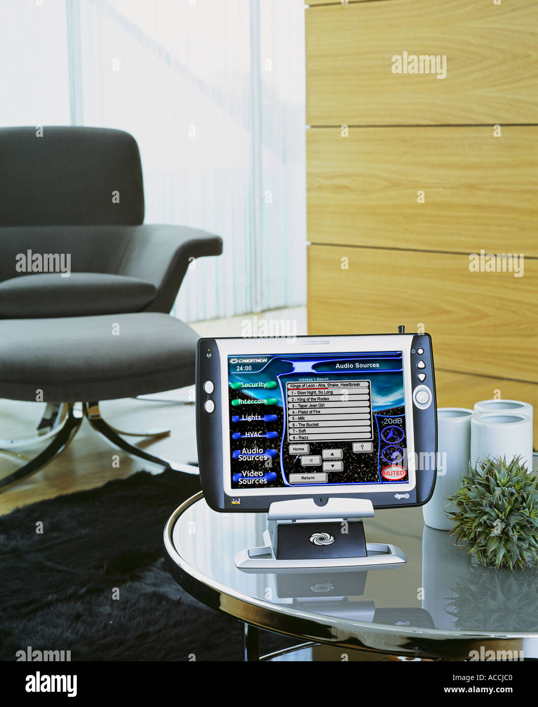 Home Technology Control system Stock Photo - Alamy