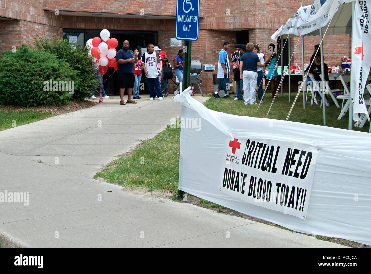 American Red Cross conducts blood donation drive Stock Photo - Alamy