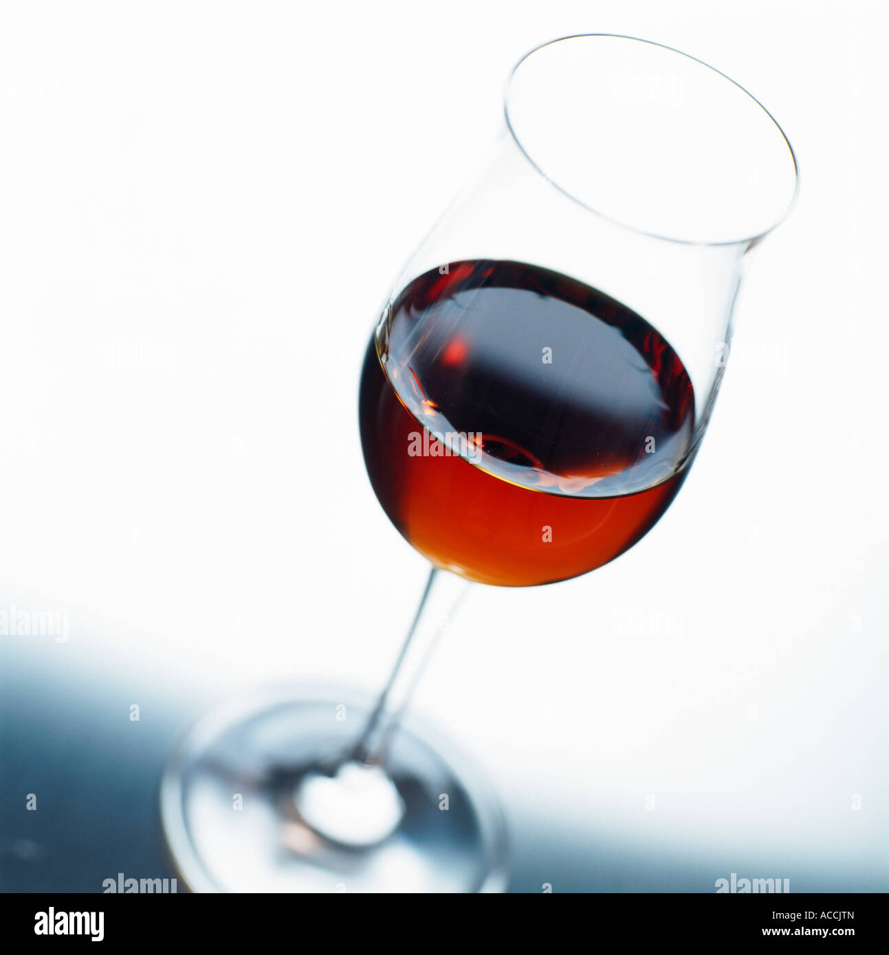 A glass of sherry photographed from above close-up Stock Photo - Alamy