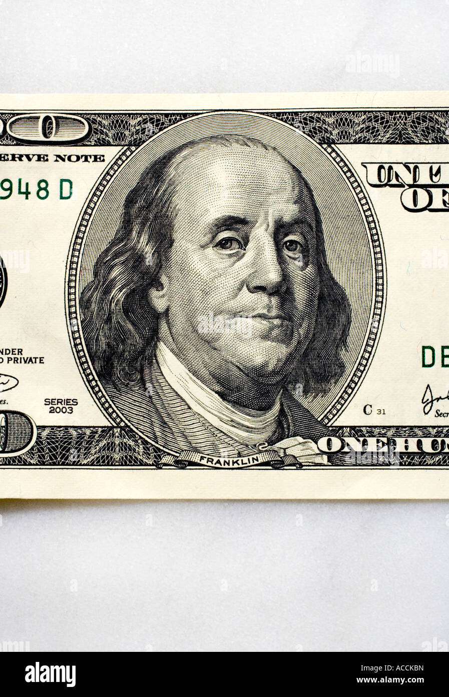 Detail of a dollar bill close-up Stock Photo - Alamy