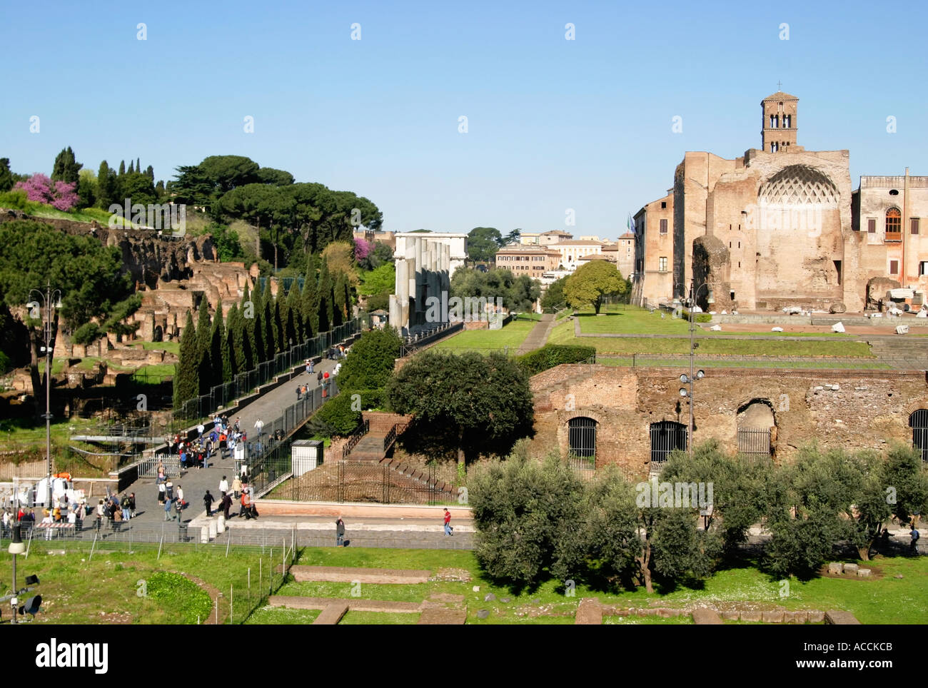 Roman ruins Rome Italy Stock Photo - Alamy