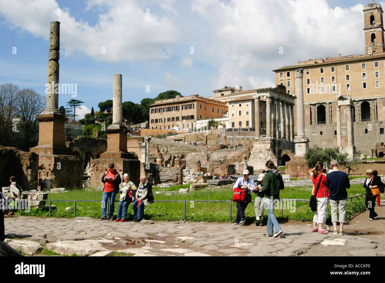 Roman ruins Rome Italy Stock Photo - Alamy