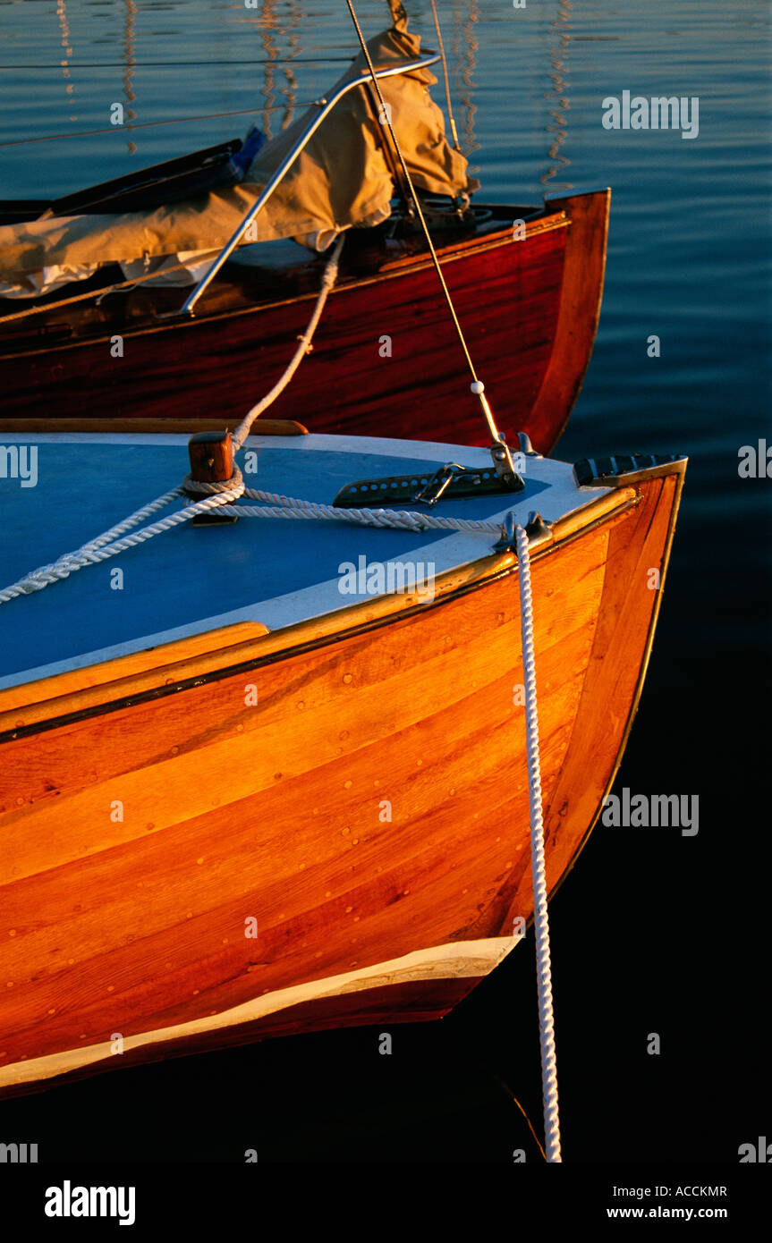 Two wooden boats Stock Photo - Alamy