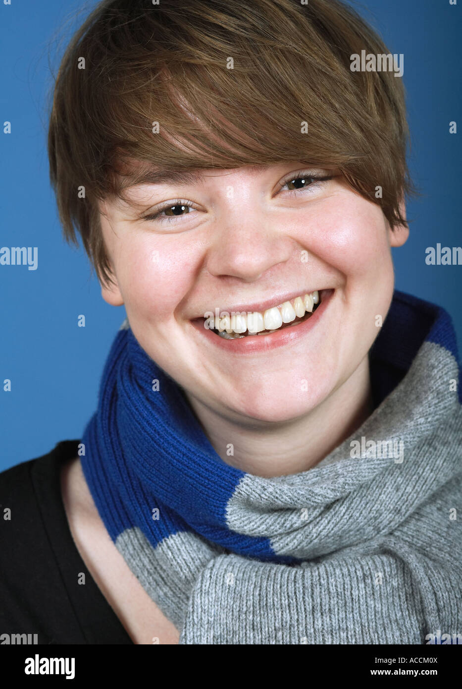 A smiling teenager portrait Stock Photo - Alamy
