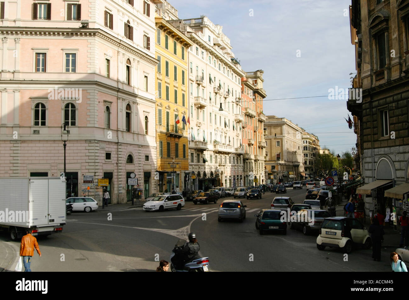Street scene in Rome Italy Stock Photo - Alamy