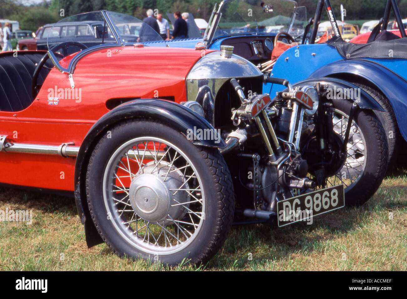 Front end of a 1930 s Morgan 3 wheel sports car Stock Photo - Alamy