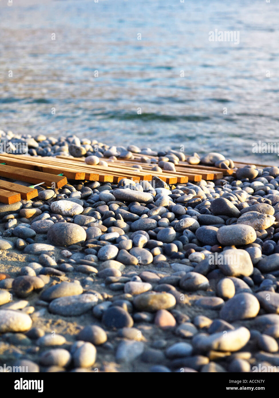 Beach filled with stones Stock Photo - Alamy