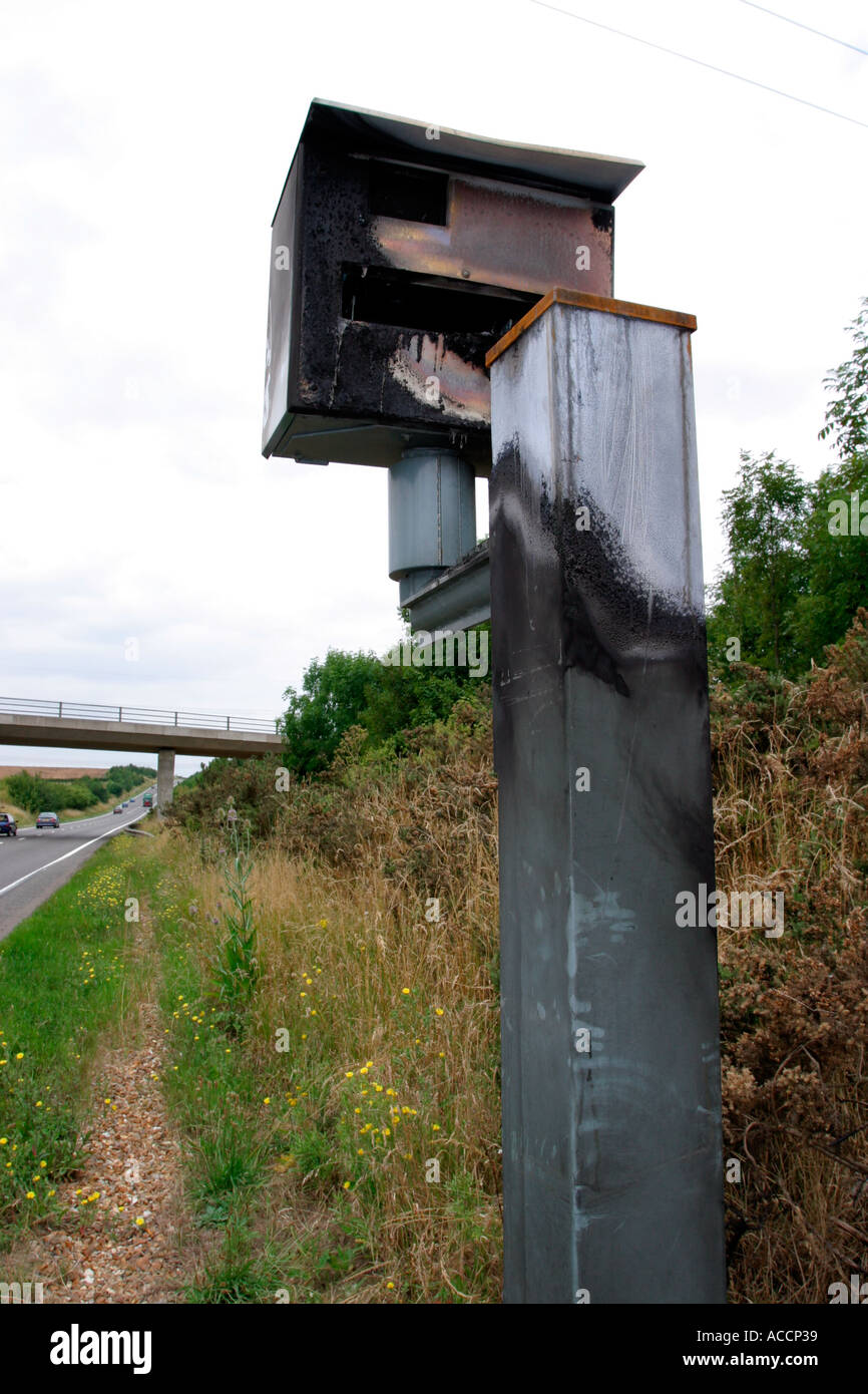 Burnt out speed camera hi-res stock photography and images - Alamy