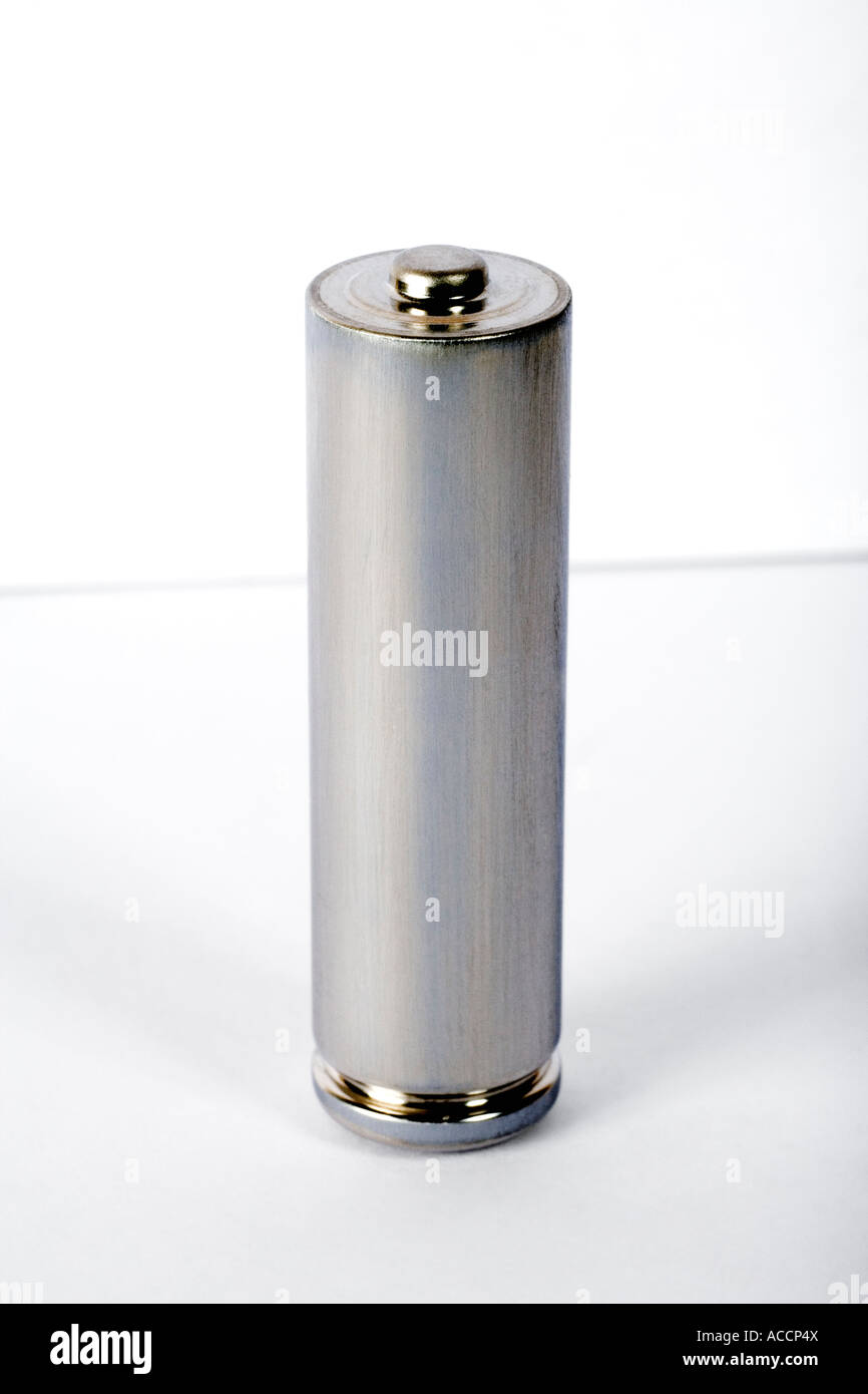A battery close-up Stock Photo - Alamy