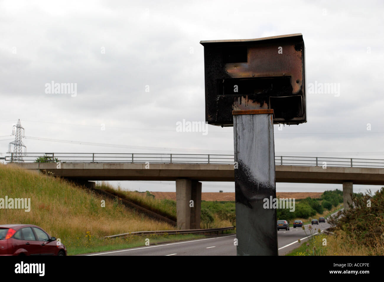 Burnt speed camera hi-res stock photography and images - Alamy
