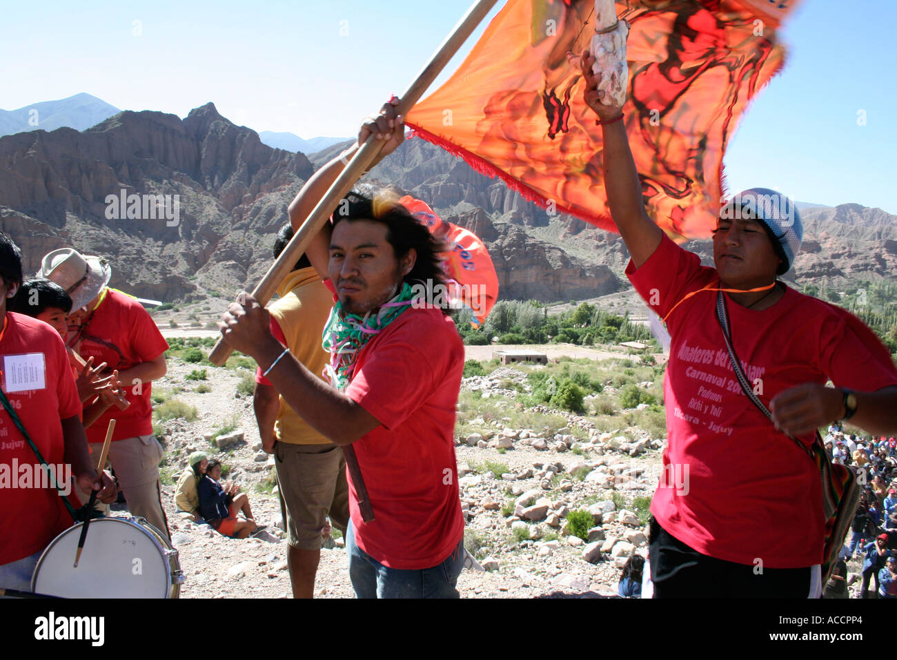 Carnival in Iruya,' calling the devil' ceremony, Quebrada de Humauaca ...