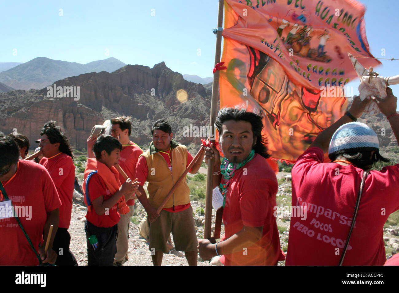 Carnival in Iruya,' calling the devil' ceremony, Quebrada de Humauaca ...
