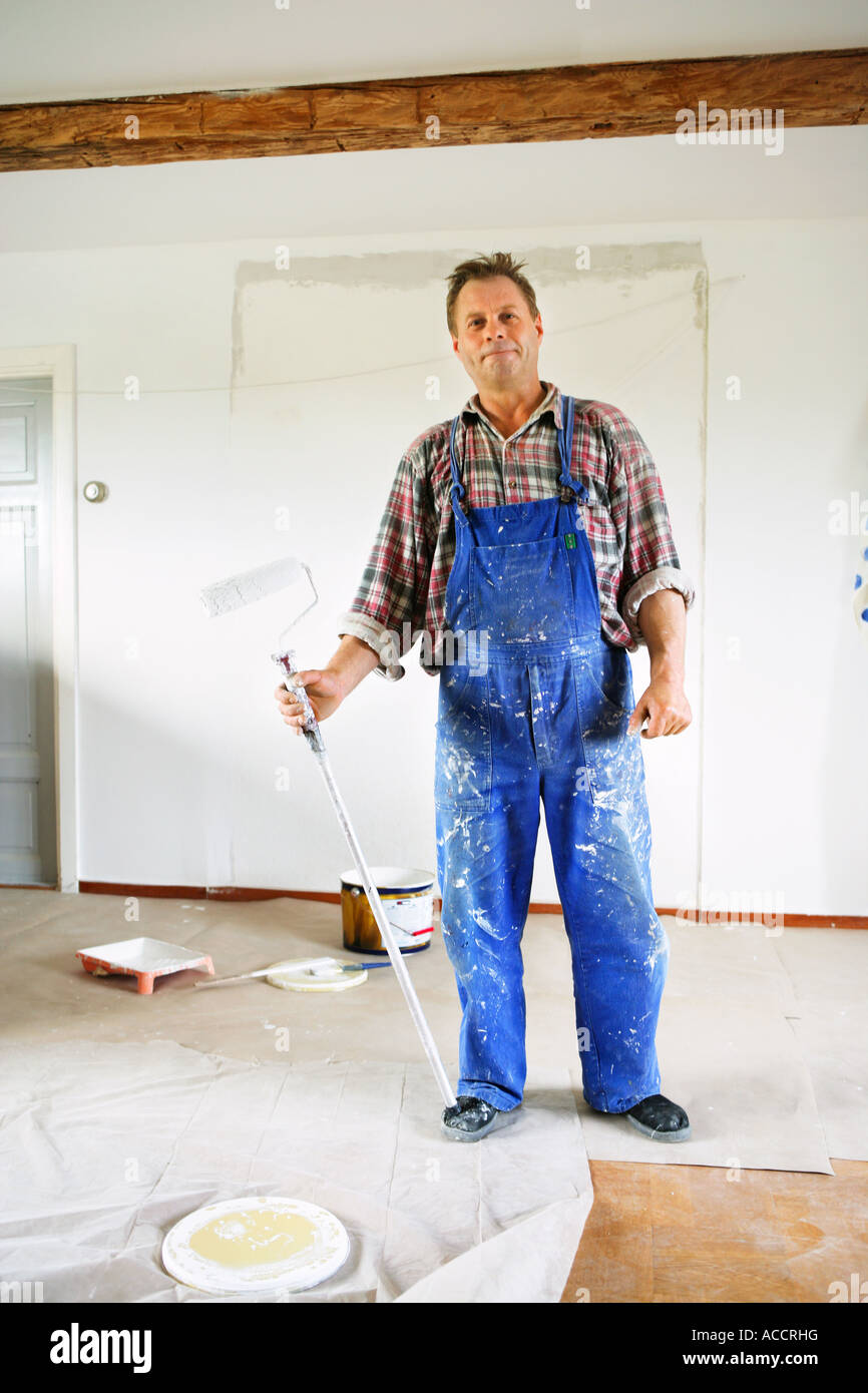 Portrait of a painter Stock Photo - Alamy