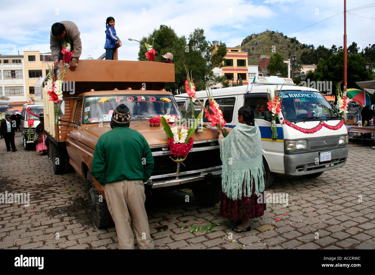 Car blessing ceremony copacabana hi-res stock photography and images ...