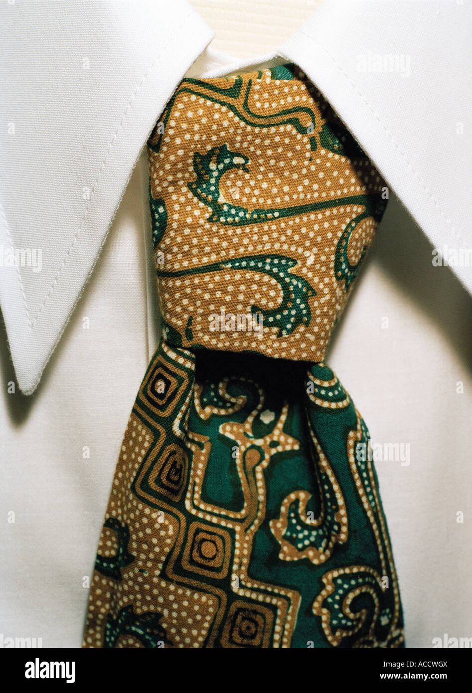A tie with patterns Stock Photo - Alamy