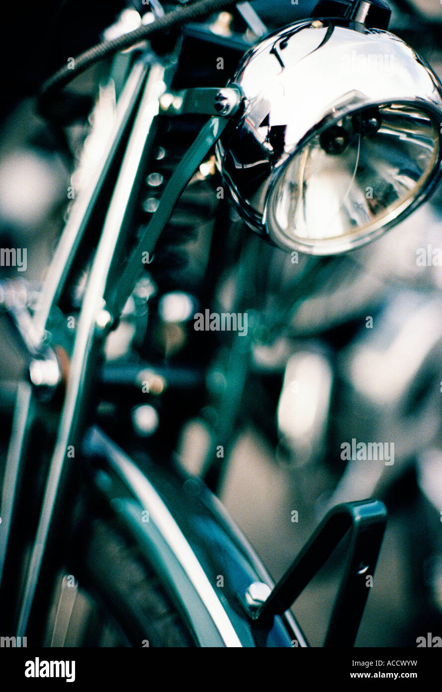 A lamp on a motorcycle Stock Photo - Alamy