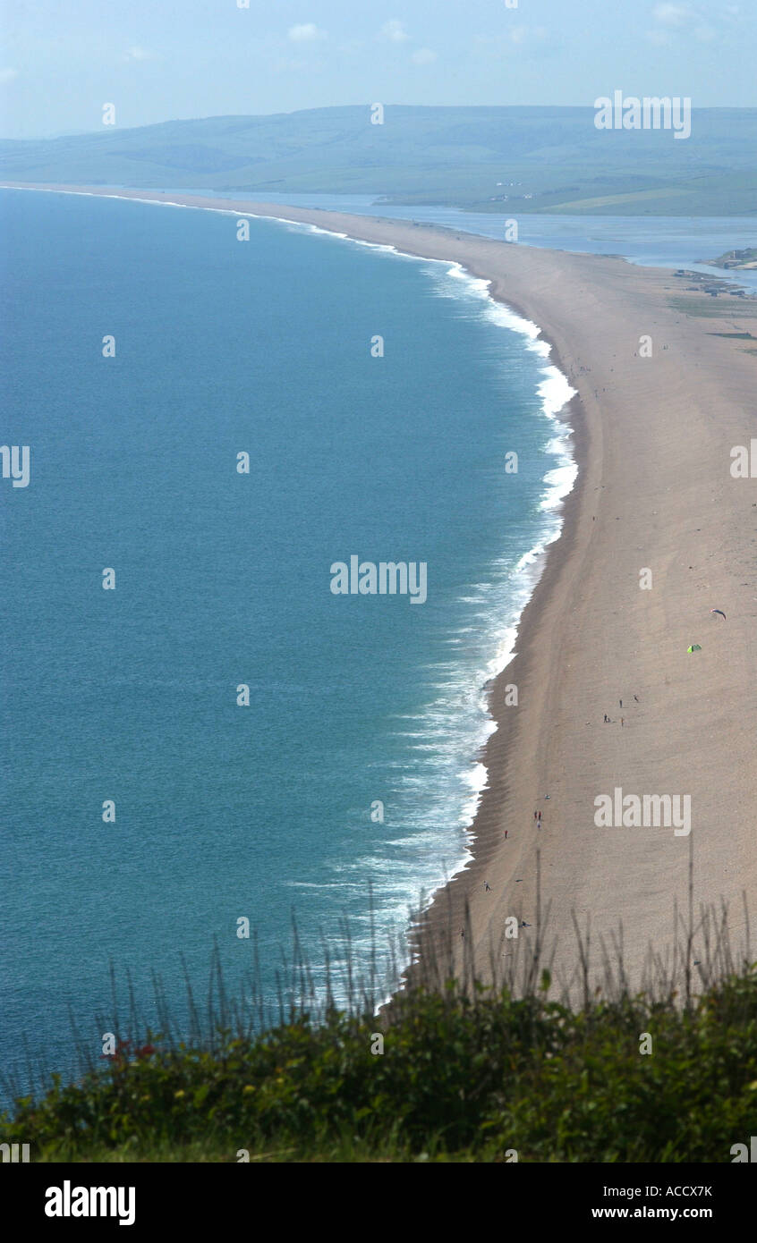 Chesil Beach in Dorset Britain UK Stock Photo - Alamy