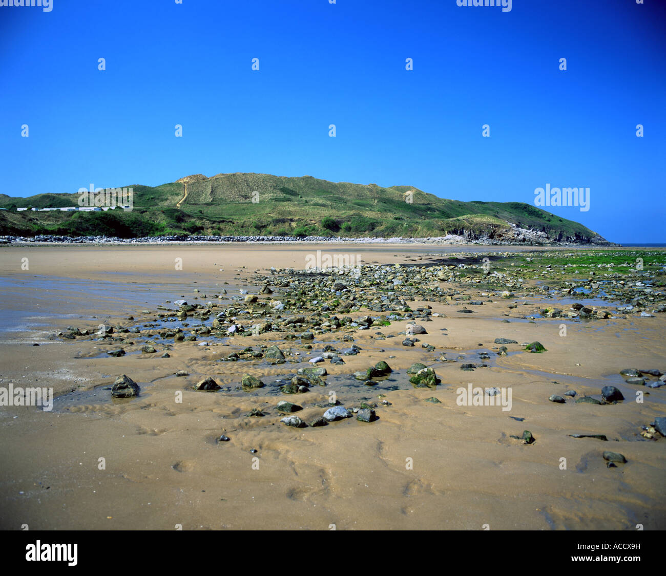 broughton bay llanmadoc gower peninsula south wales Stock Photo - Alamy