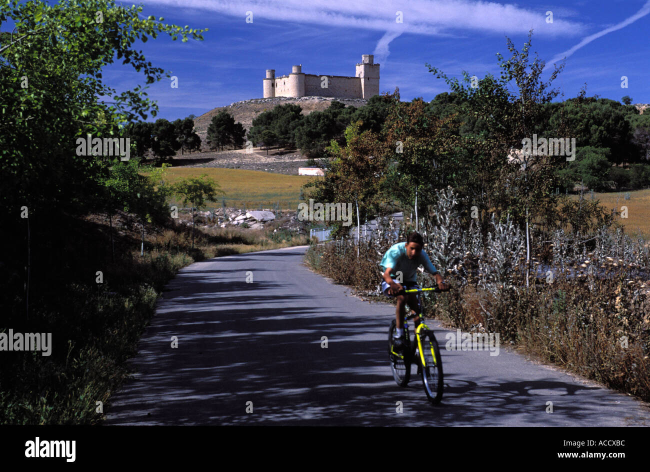 castle of barcience Stock Photo - Alamy