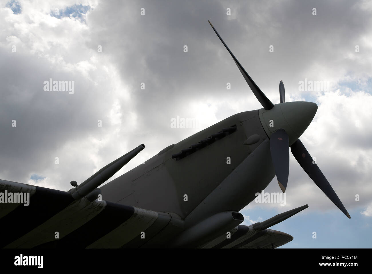 Propeller of Spitfire plane Stock Photo - Alamy