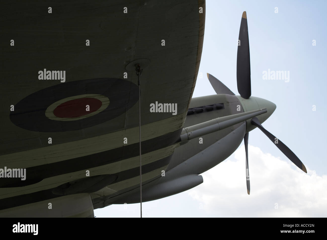 Propeller of Spitfire plane Stock Photo - Alamy