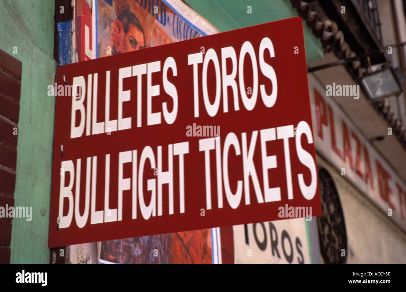 madrid Calle Victoria ticket office of bullfighting arena Las Ventas ...