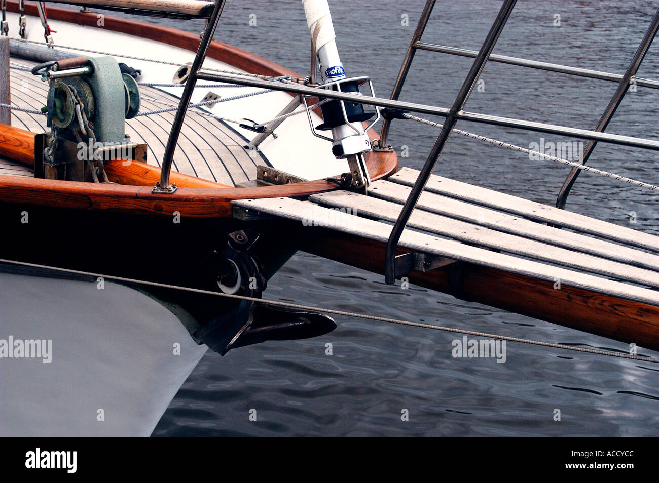 sailing boat bow Stock Photo - Alamy