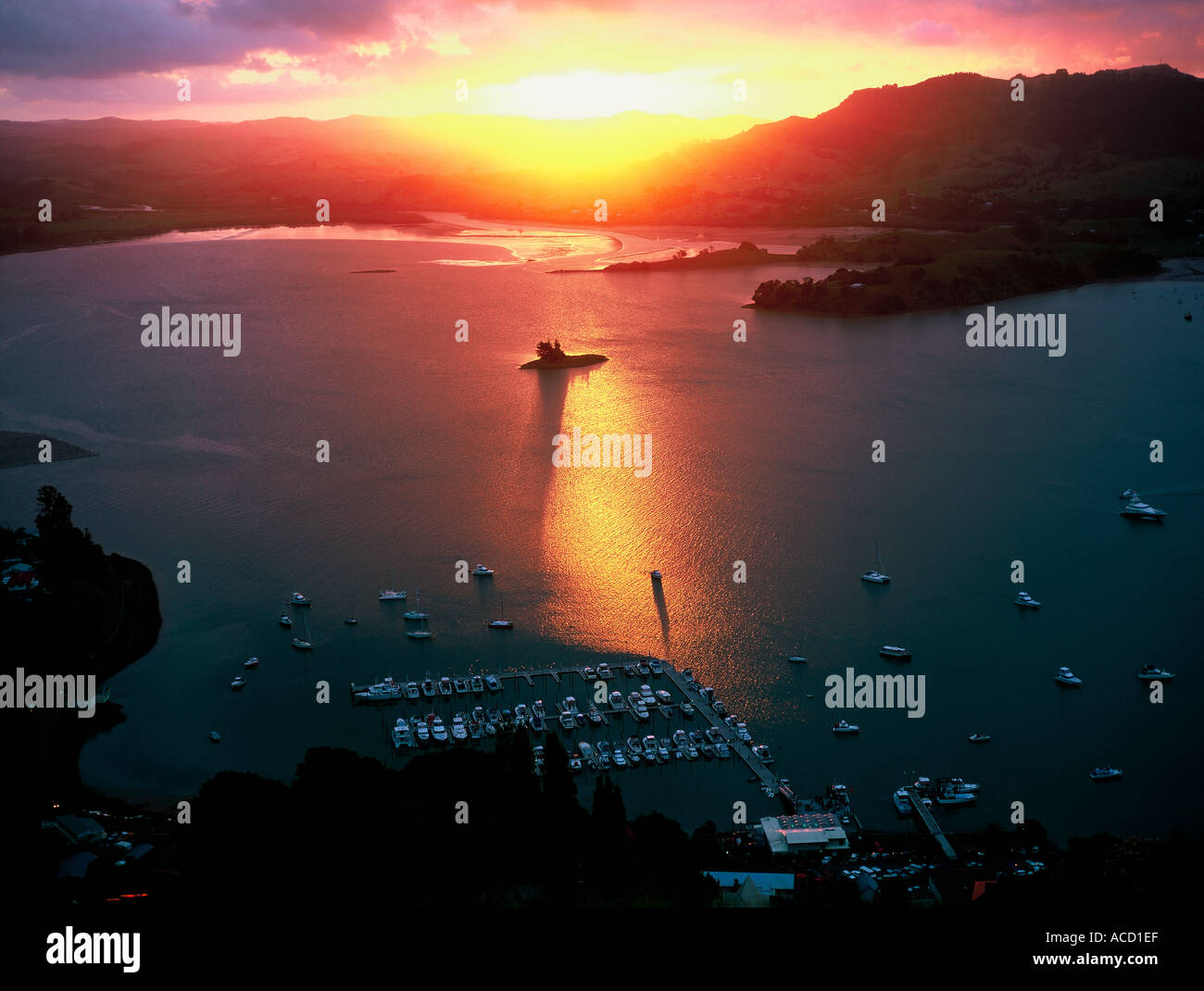 Landscape of whangaroa harbour hi-res stock photography and images - Alamy