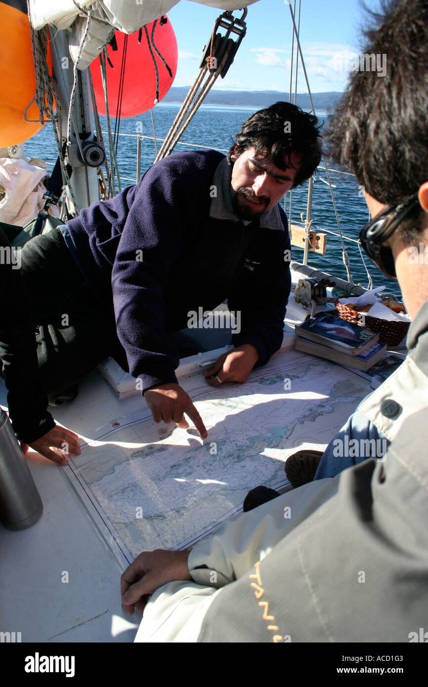 Beagle channel map hi-res stock photography and images - Alamy