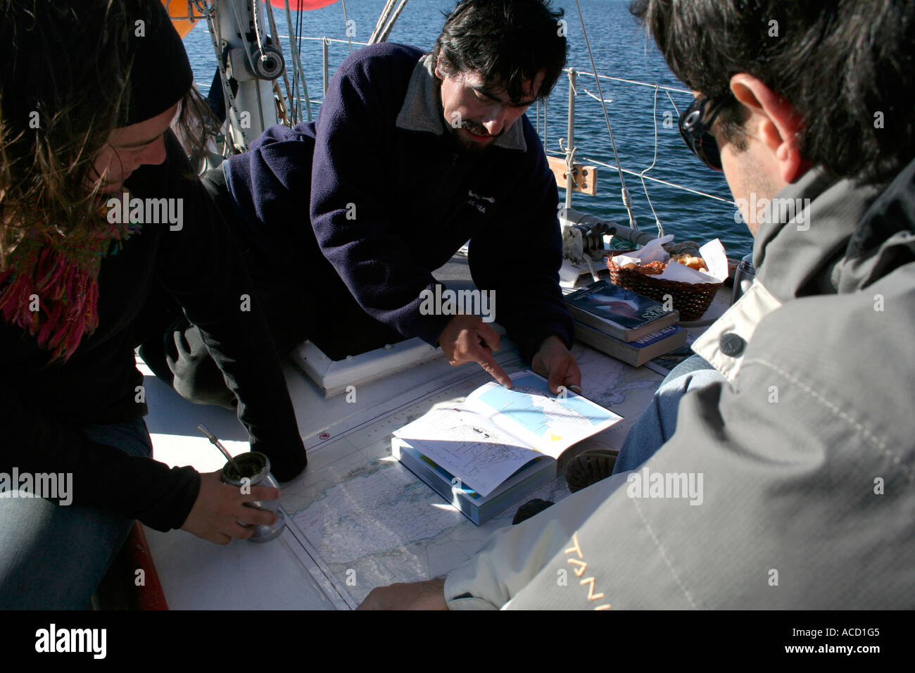 Beagle channel map hi-res stock photography and images - Alamy