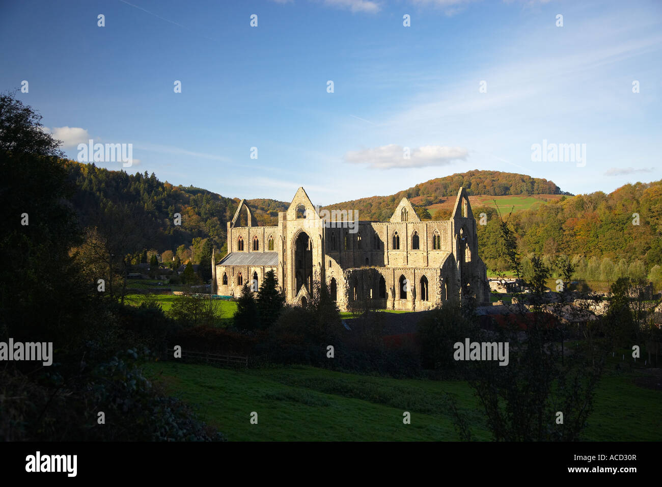 Tintern Abbey, Wye Valley, Monmouthshire, Wales, UK Stock Photo - Alamy