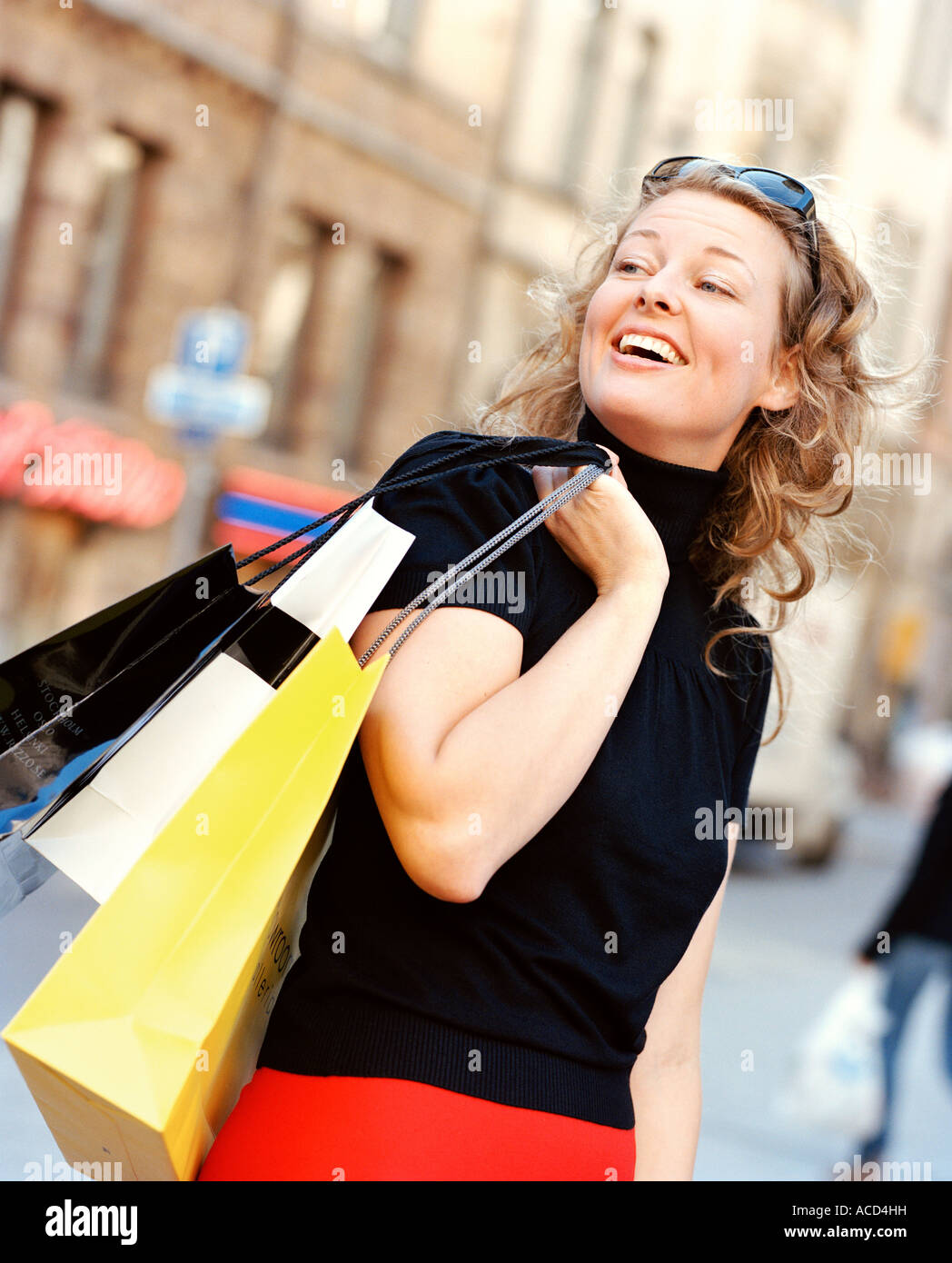 A woman shopping Stock Photo - Alamy