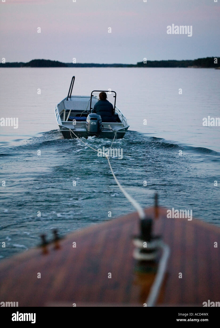 Towed by boat High Resolution Stock Photography and Images - Alamy