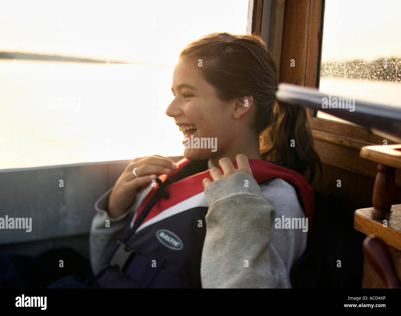 Girls wearing life vest hi-res stock photography and images - Alamy