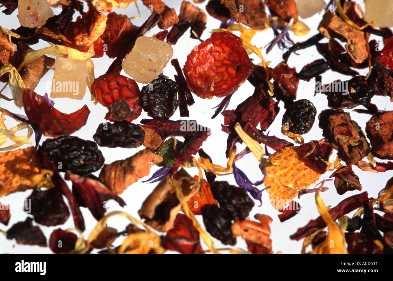 Tropical Fruit Tea Stock Photo - Alamy